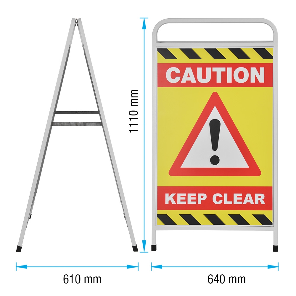 Caution Keep Clear Sign - Ships Same Day! ¦ Slimline Warehouse