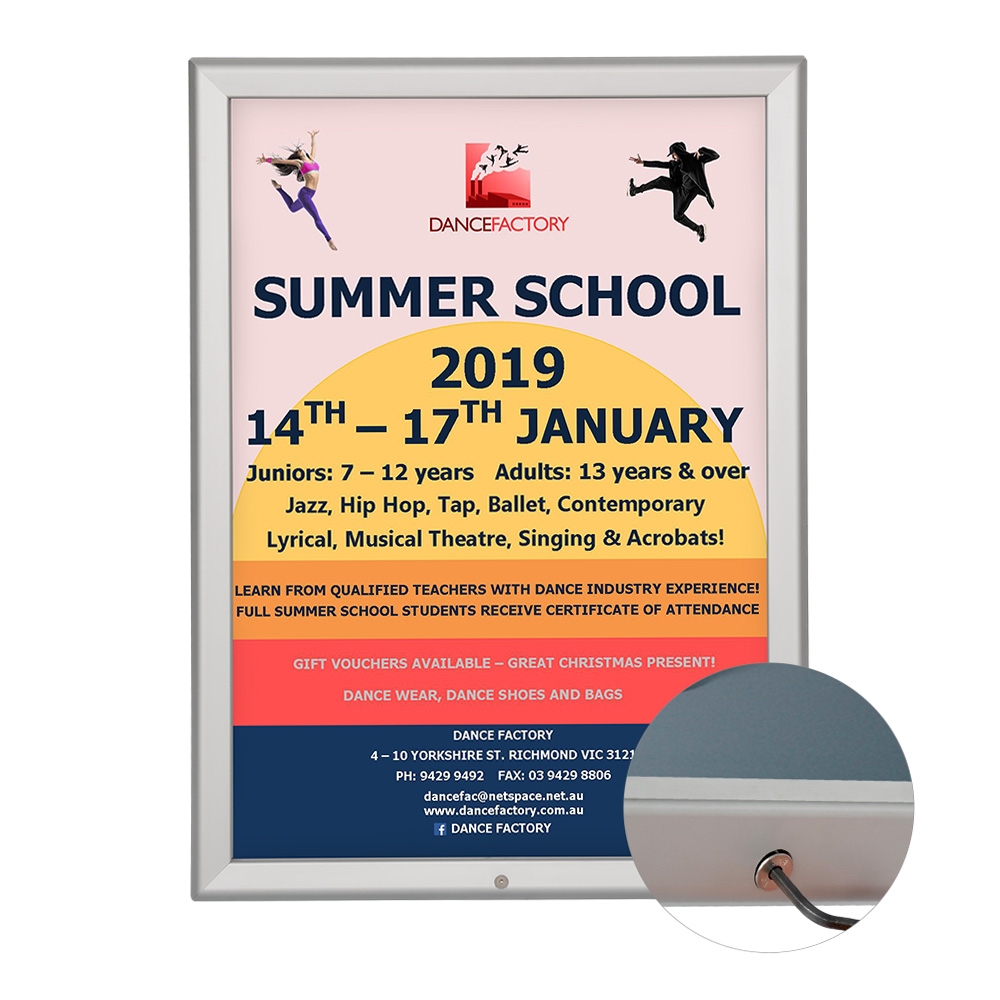 Lockable Snap Frames ¦ Slimline Warehouse