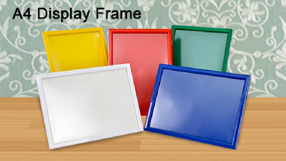 A4 White Frame – Wall or Desk - Ships Same Day! ¦ Slimline Warehouse