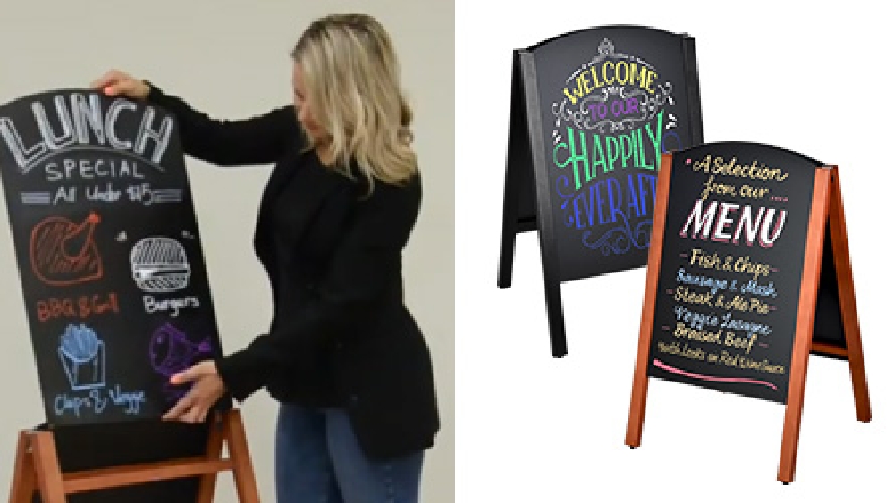 A Frame Blackboards - Use Outdoors - Ships Same Day ¦ Slimline Warehouse