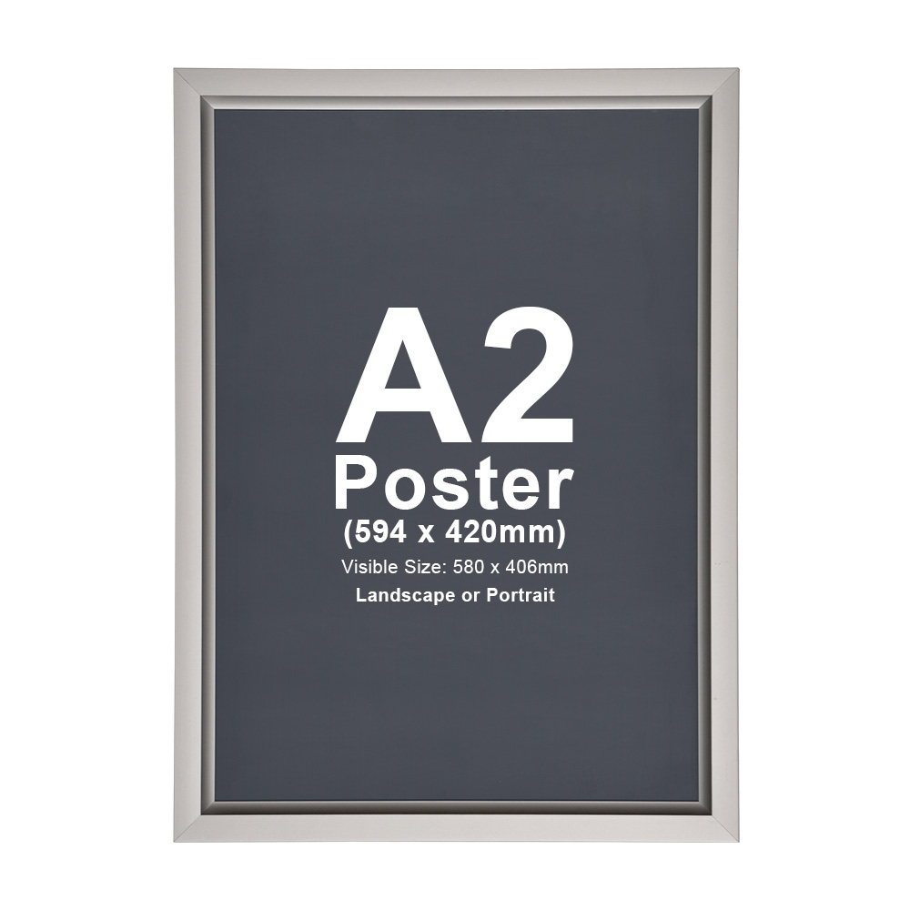 Slide-In A2 Poster Frames - Cheap and Simple Poster Displays