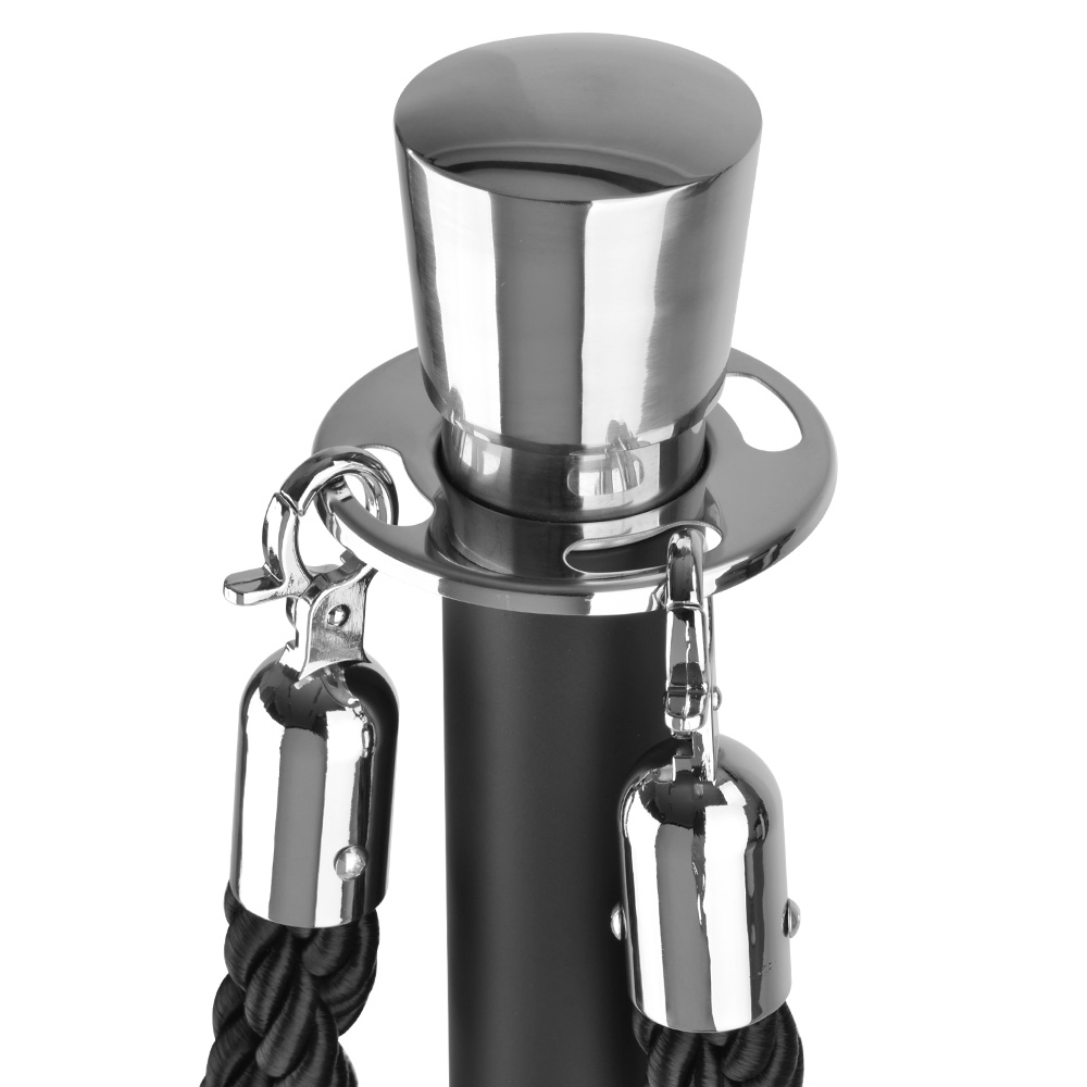 Rope Bollards - 2m Braided Rope w/ 2 Posts ¦ Slimline Warehouse