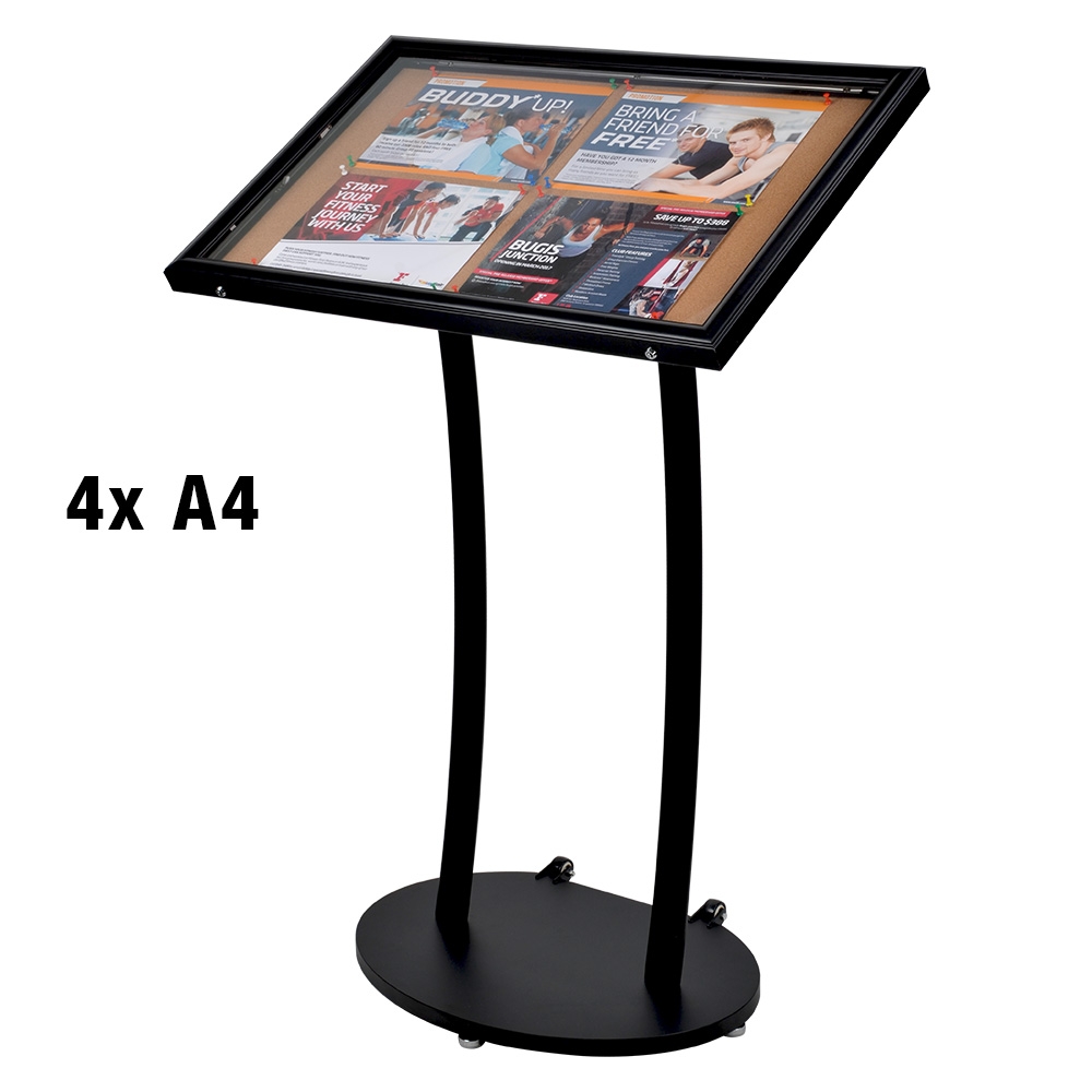 Waterproof Outdoor Display Case - Wheeled Stand ¦ Slimline Warehouse