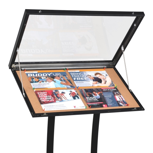 Waterproof Outdoor Display Case - Wheeled Stand ¦ Slimline Warehouse