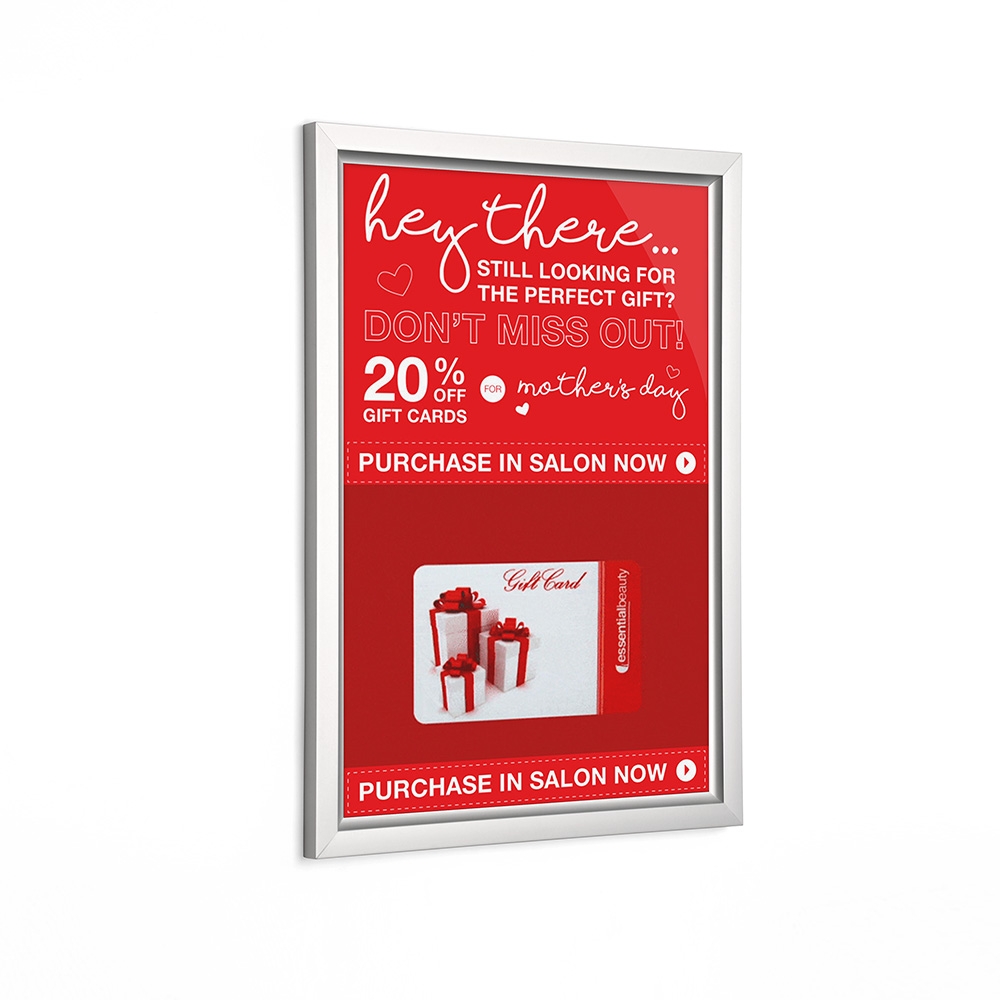 This Large Poster Frame Use A PVC Lens To Keep Graphics Clean this-large-poster-frame-use-a-pvc-lens-to-keep-graphics-clean