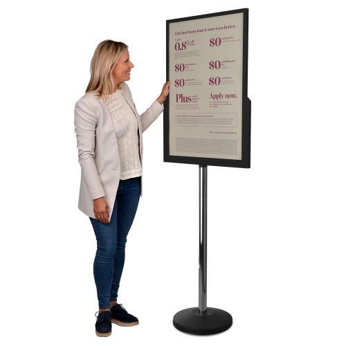 A1 Double Sided Sign Holders - Ships Same Day! ¦ Slimline Warehouse