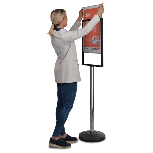 Floor Standing Sign Holders - A2 - Ships Same Day ¦ Slimline Warehouse