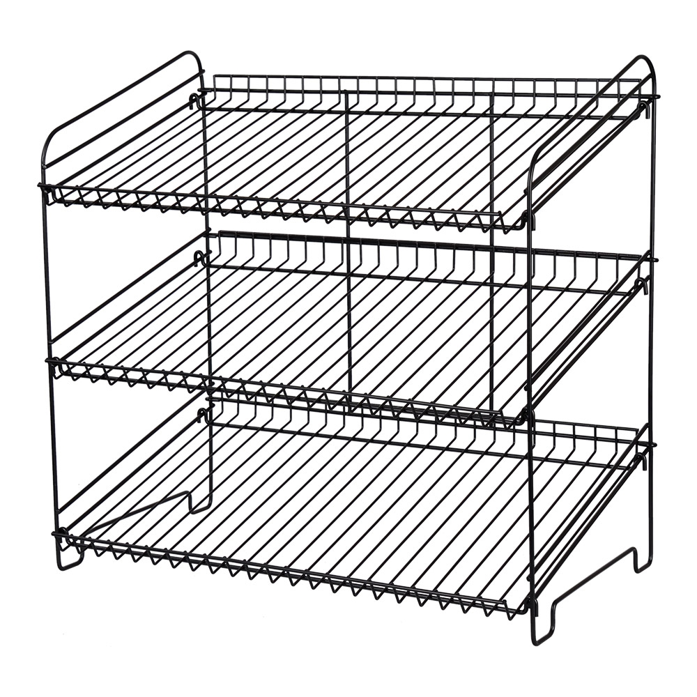Wire Countertop Display Rack - 3 Tier - Ships Today ¦ Slimline Warehouse