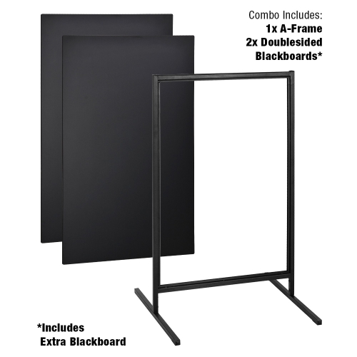 A Frame Blackboard - 2-Sided - Ships Same Day! ¦ Slimline Warehouse