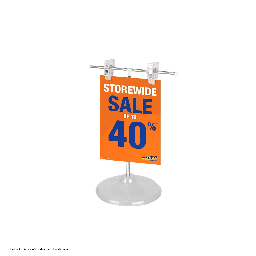 These Price Stands Holds Various Graphics up to A3 Size!