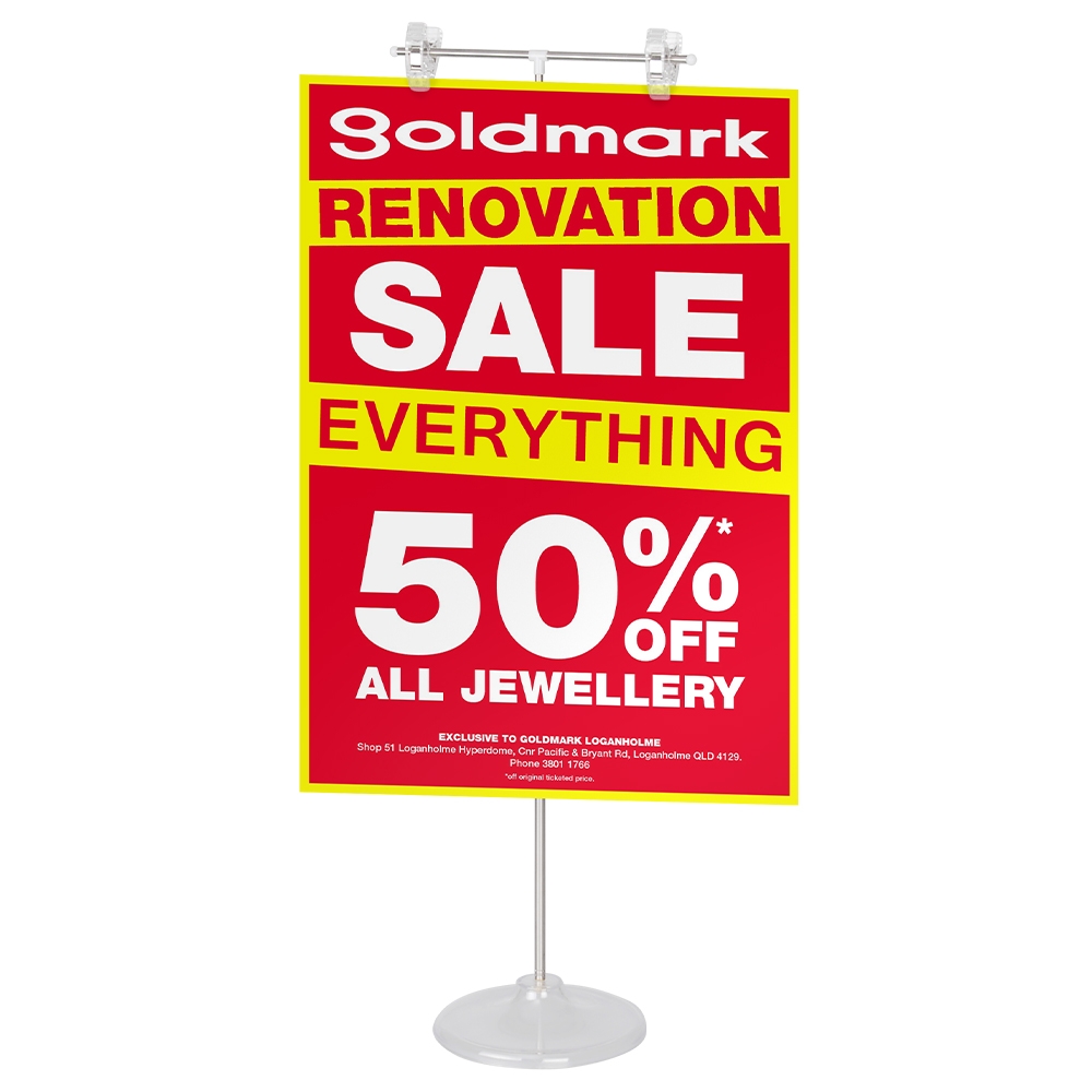 These Price Stands Holds Various Graphics up to A3 Size!