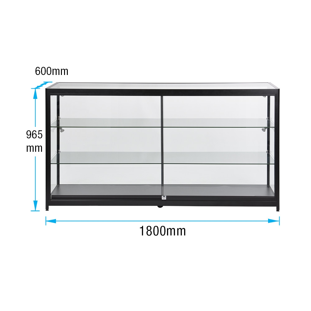 Retail Store Counter - Full View Glass - 1828mm