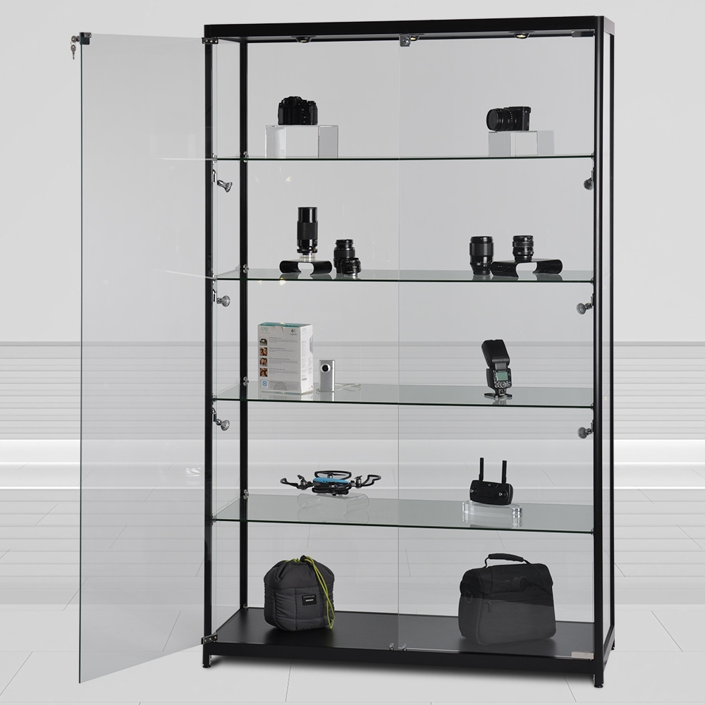 2m Trophy Display Cabinet - 5 Tier - Locking ¦ Slimline Warehouse