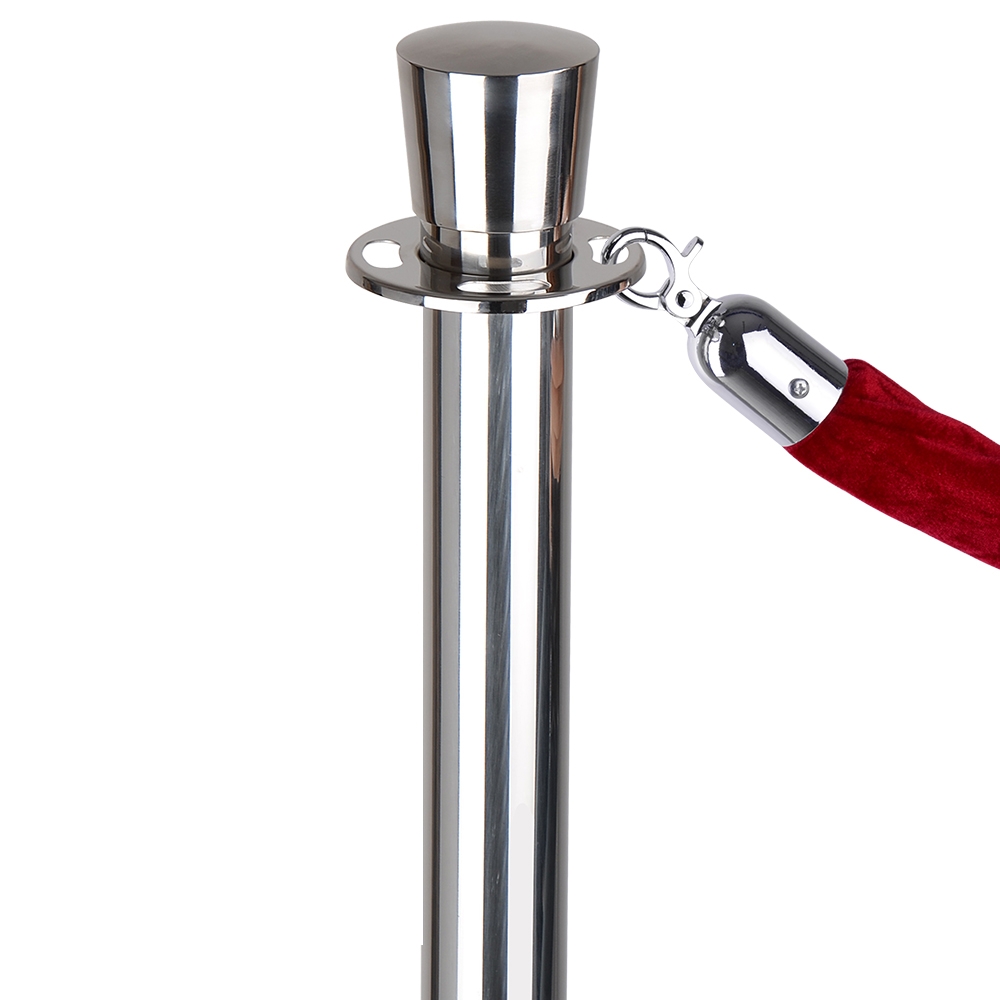 Polished Rope Barriers & Red Velvet Rope – Buy online NOW