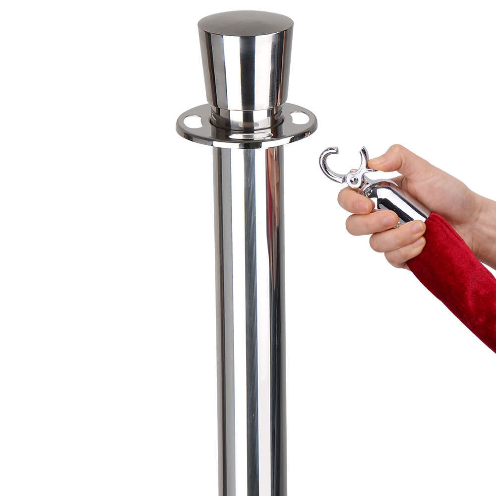 Polished Rope Barriers & Red Velvet Rope – Buy online NOW