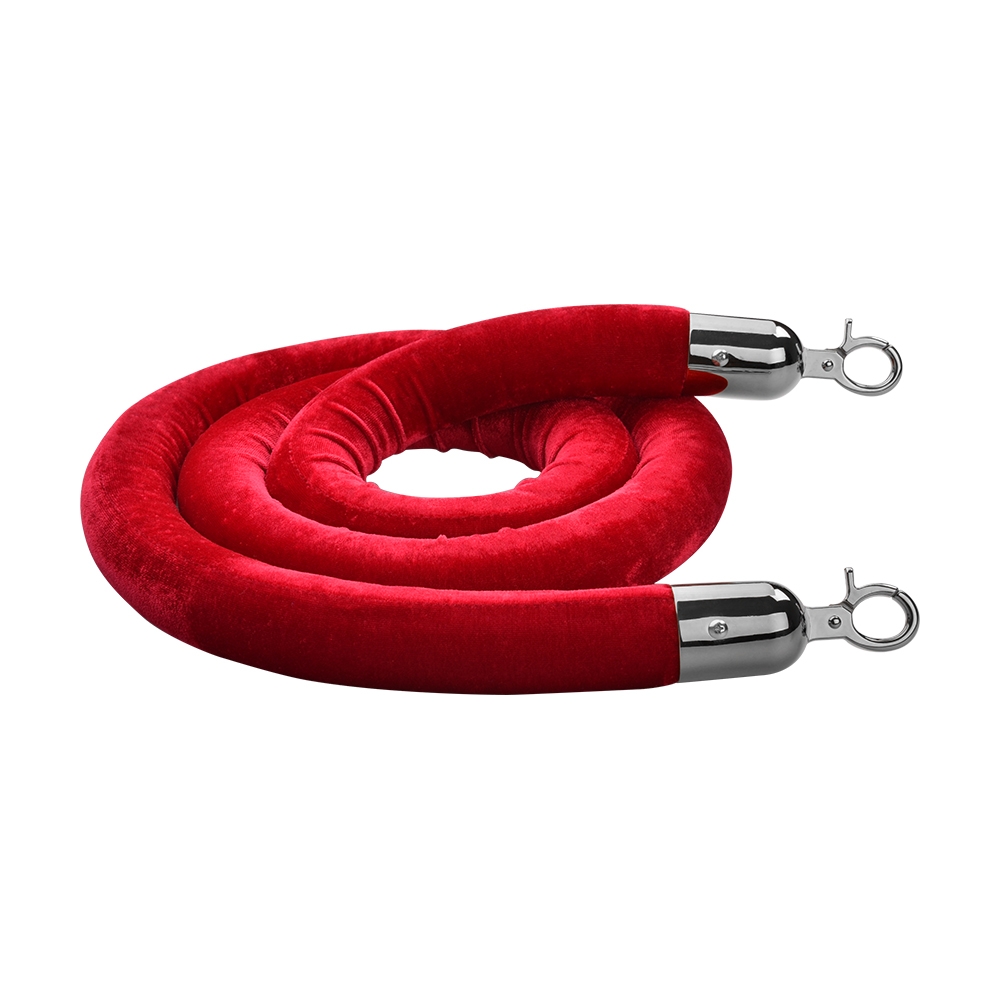 Polished Rope Barriers & Red Velvet Rope – Buy online NOW