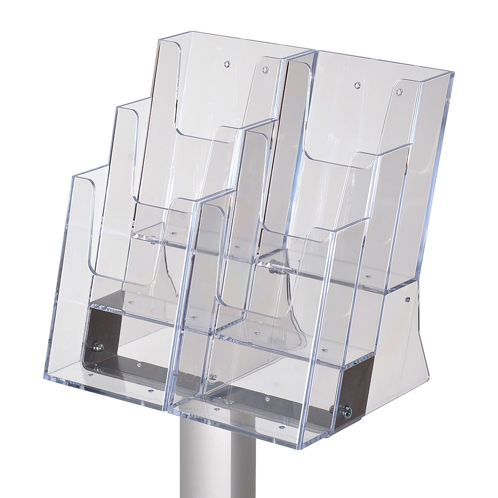 DL Literature Holder Stand– 3 Tier w/6 Pockets! ¦ Slimline Warehouse