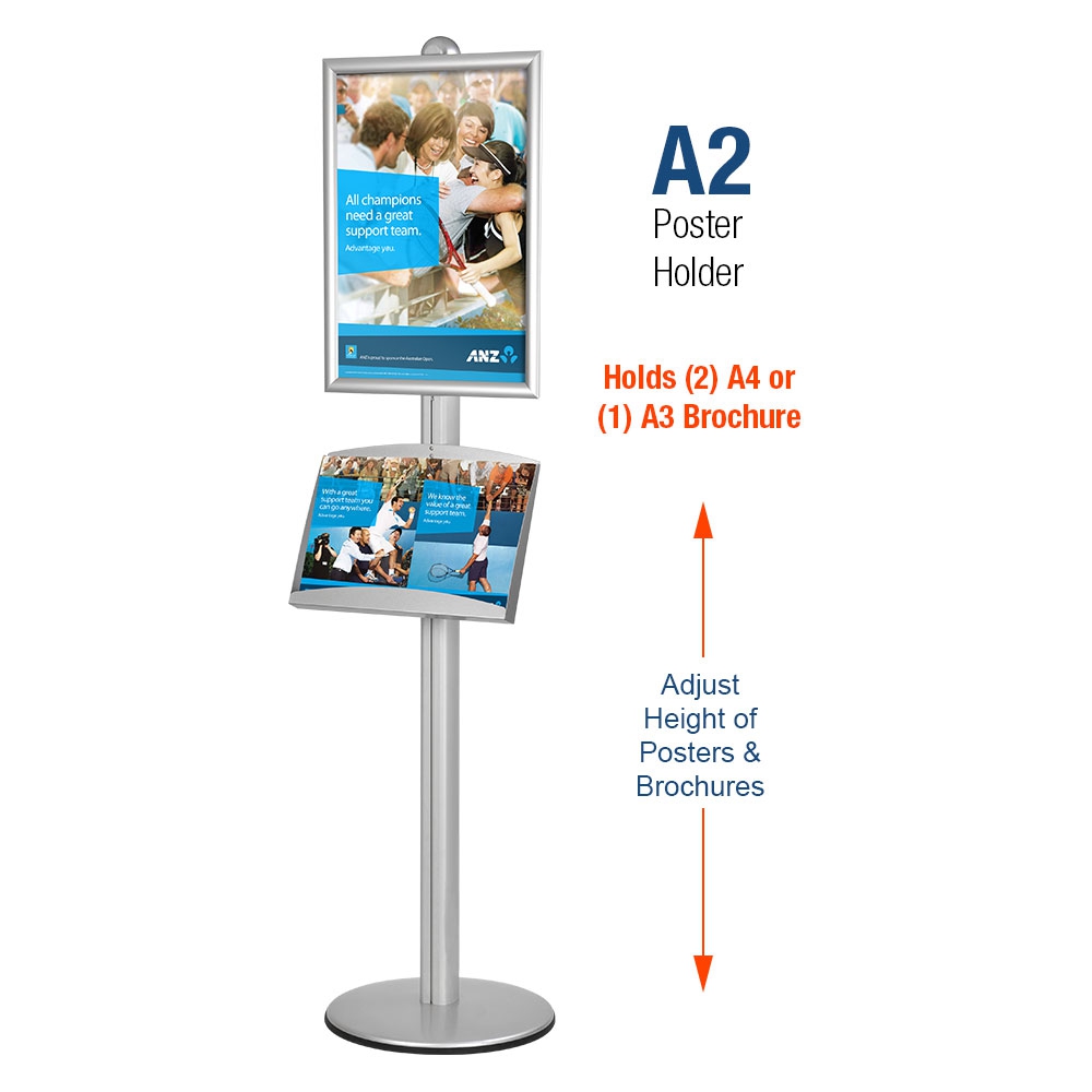 The Retail Displays Include a Frame for an A2 sized Graphic! The Front ...