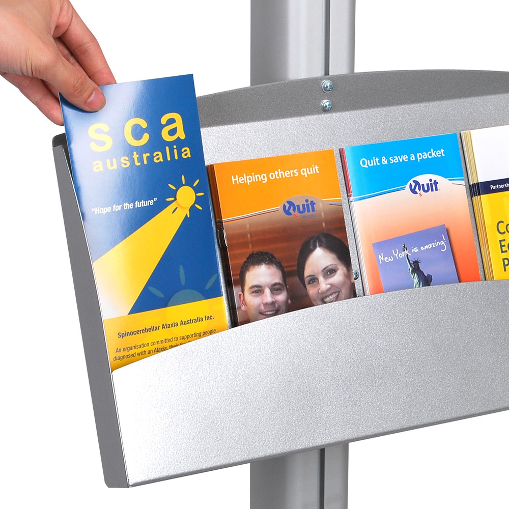 The Advertising Stand has (2) Clip Frames to Hold A2 Graphics! The ...