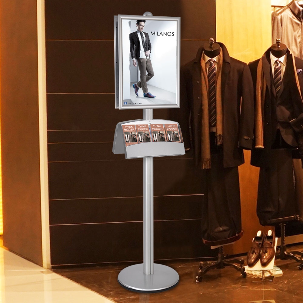 The Advertising Stand has (2) Clip Frames to Hold A2 Graphics! The ...
