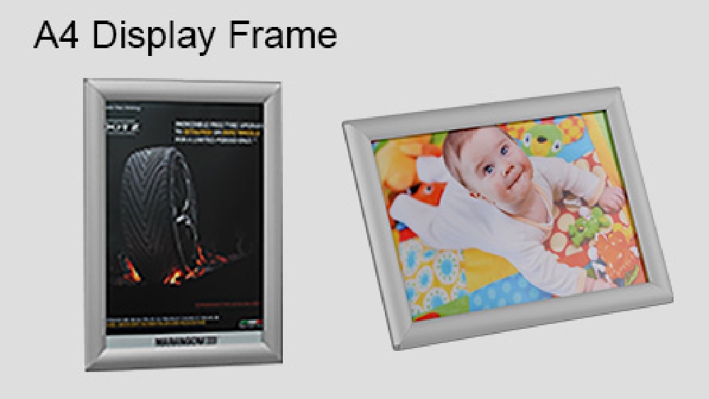 A4 Snapper Frame - Silver - Ships Same Day! ¦ Slimline Warehouse