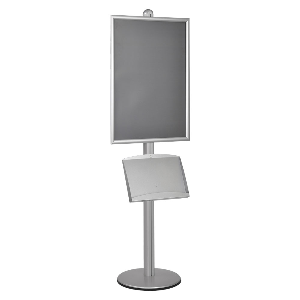 This Information Display Stand Holds an A1 Sized Poster. The Included ...