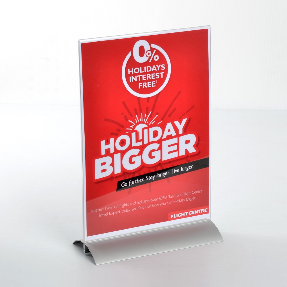 POS Sign Holders, A4 width. Same Day Despatch. Buy Online NOW!