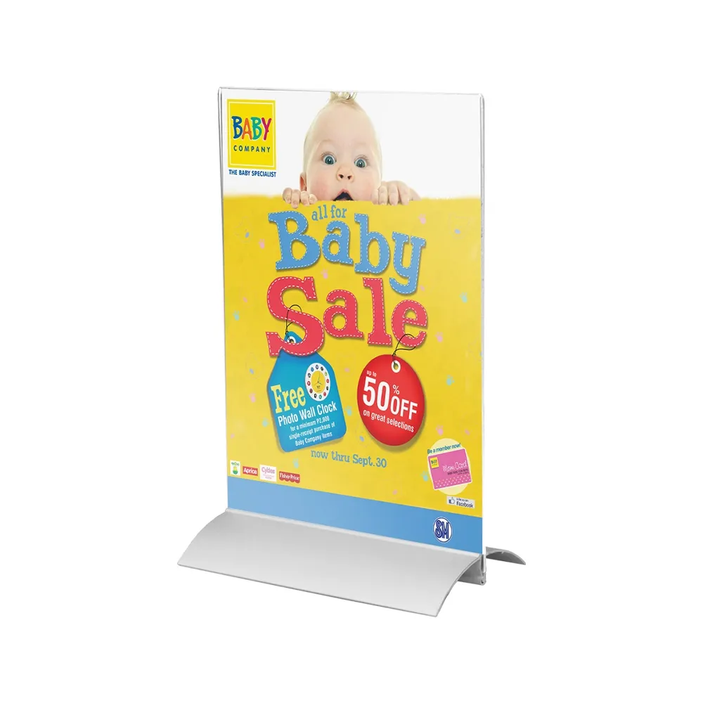 Counter Display Sign Holders. A4 Length. In Stock, Buy Online NOW!