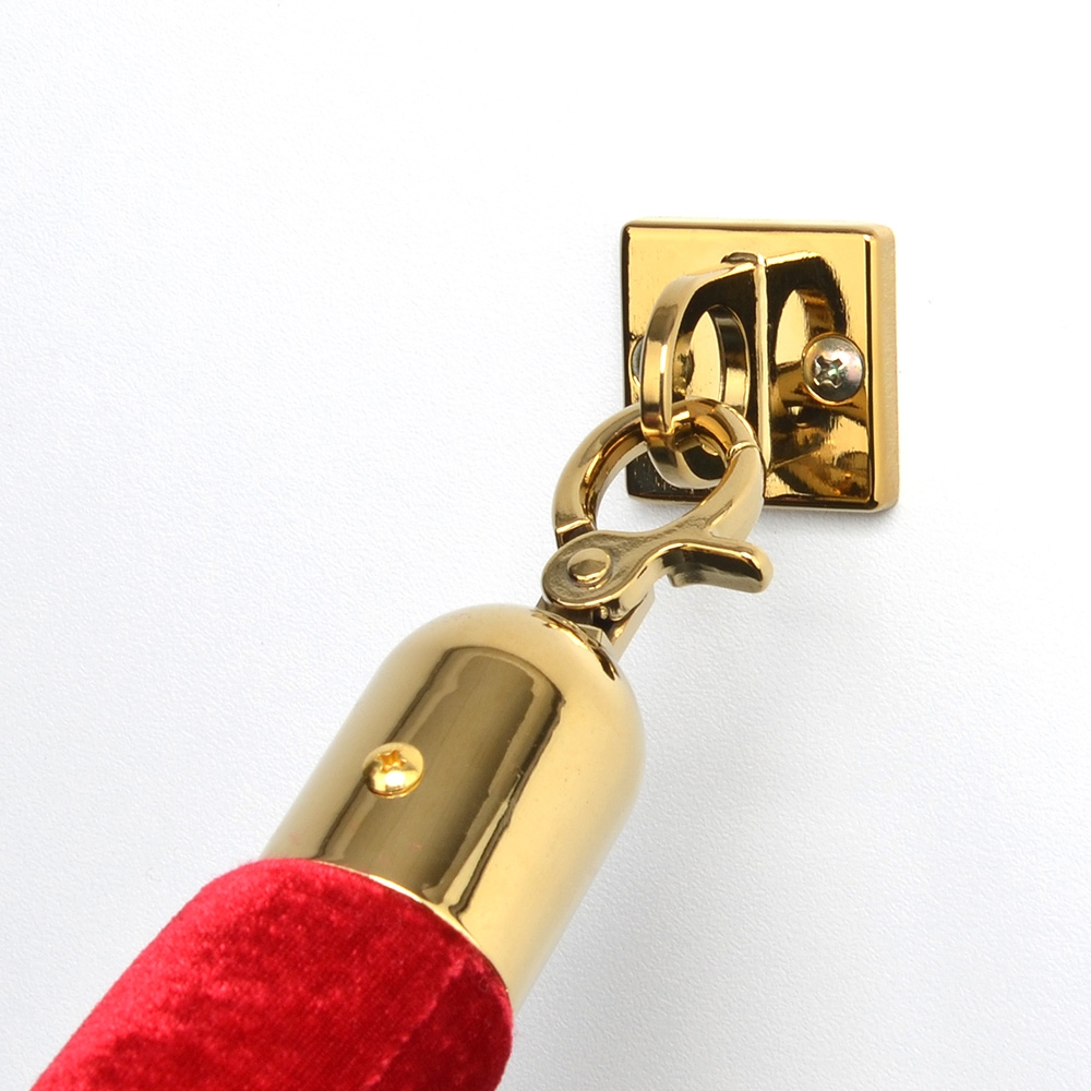 Rope Barrier Accessory- Polished Gold Wall Receiver. Buy NOW!