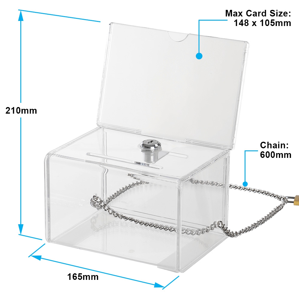 Collection Boxes – A6 Header - Ships Same Day ¦ Slimline Warehouse