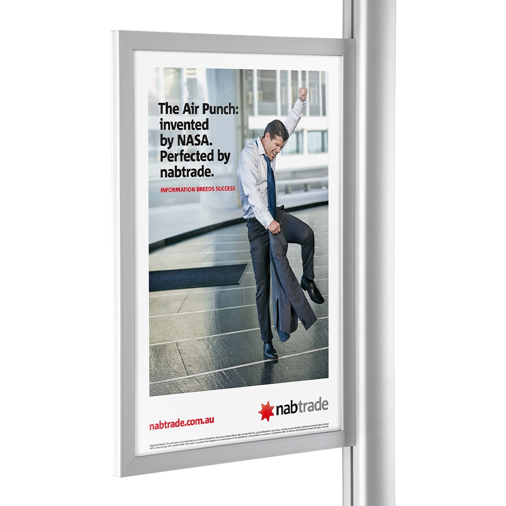 Point of Sale Display Stand with 2 x A2 Poster Frame. Modular Display ...