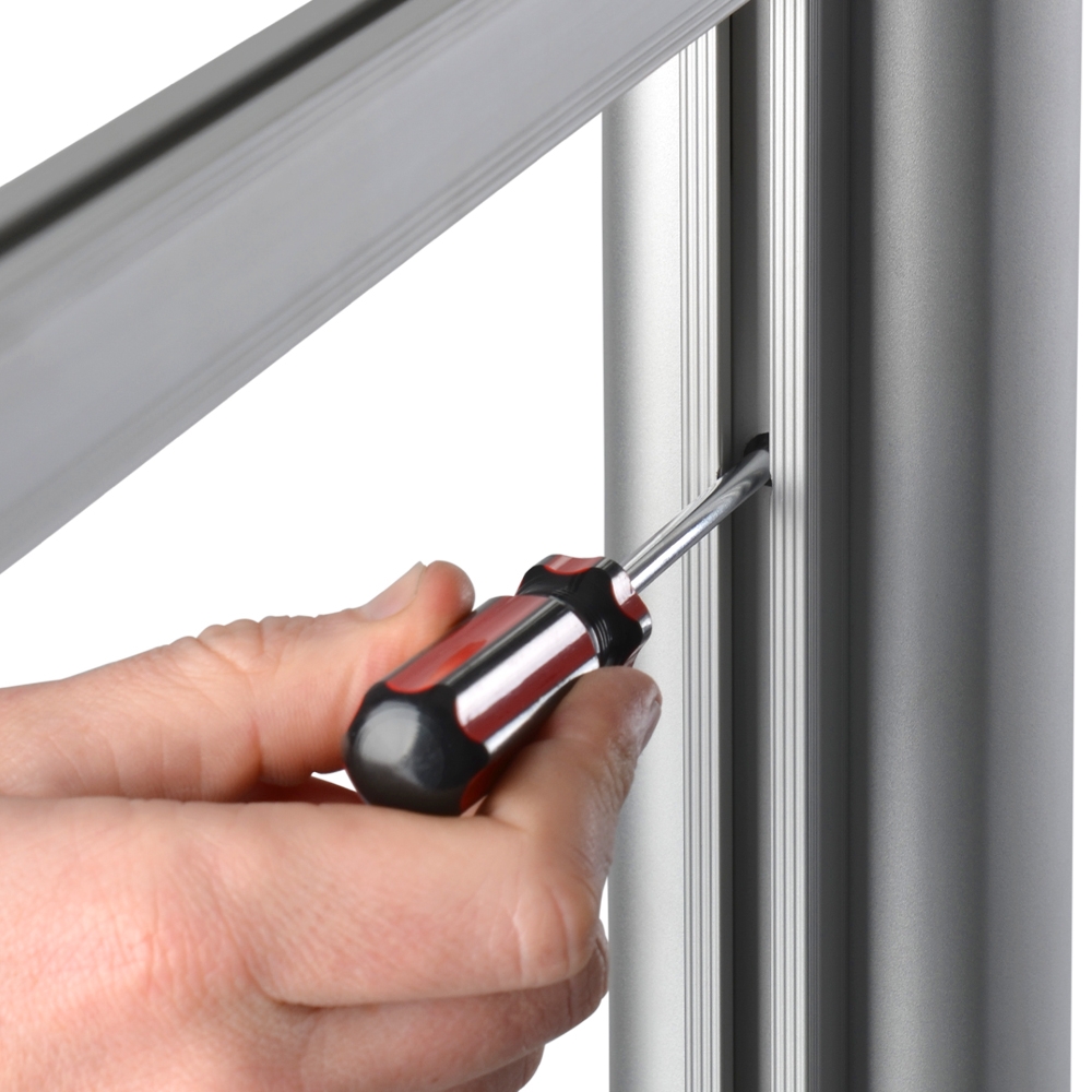 Point of Sale Display Stand with 2 x A2 Poster Frame. Modular Display ...