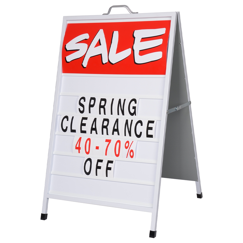 A Frame Sidewalk Signs Changeable Letter - Ships Same Day!