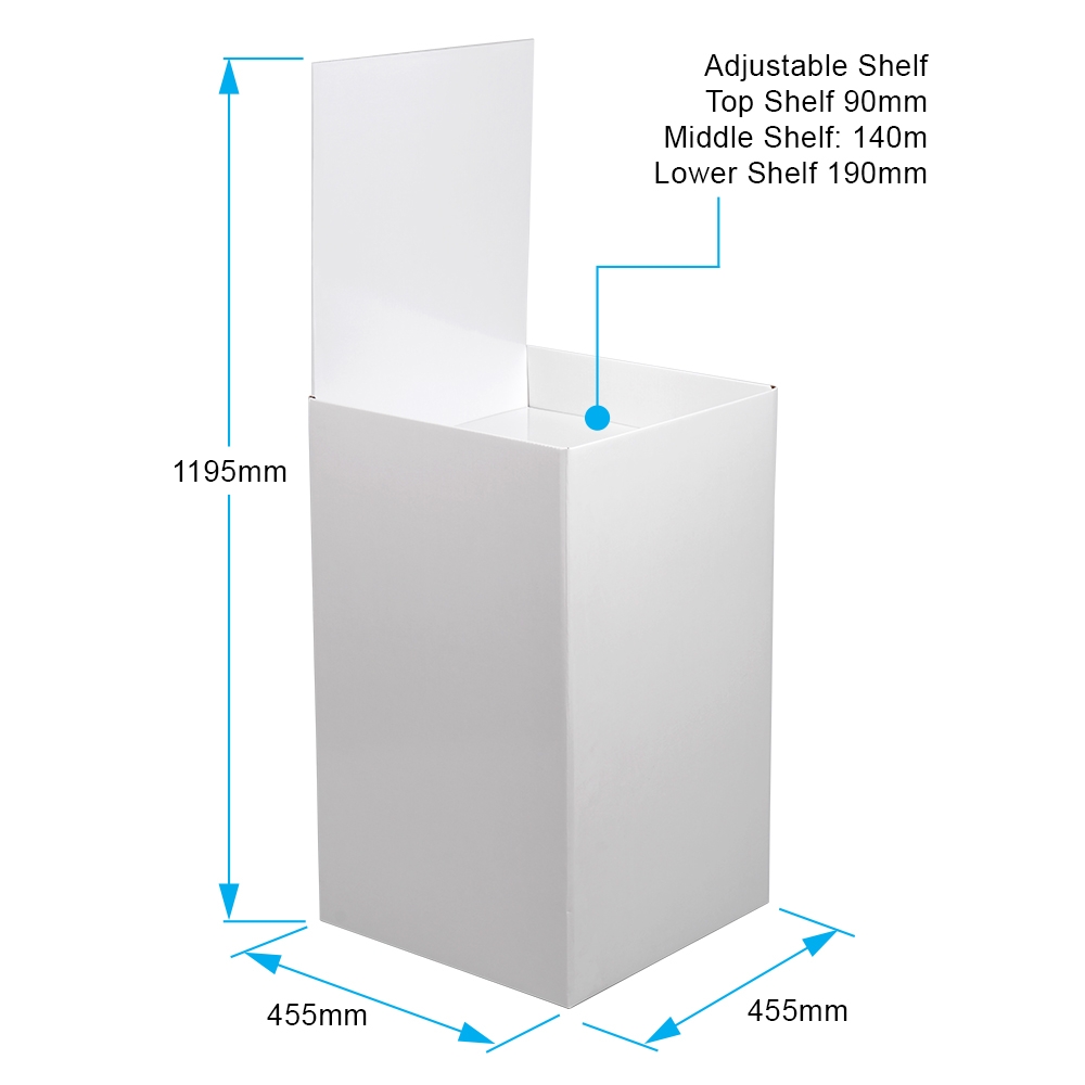 Cardboard Dump Bin Displays - 1195mm - Ships Same Day!
