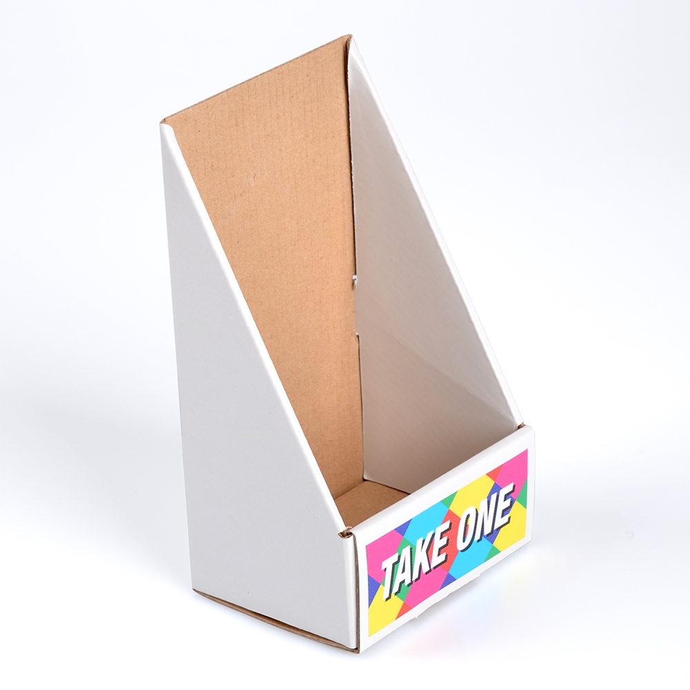 DL Cardboard Leaflet Dispensers - Custom 100x40mm Graphic - Counter
