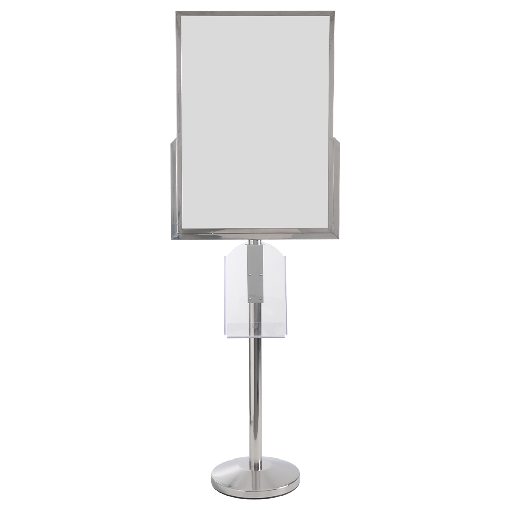 Floor Stand for Signs - A1 Dual-Sided w/A4 Pocket