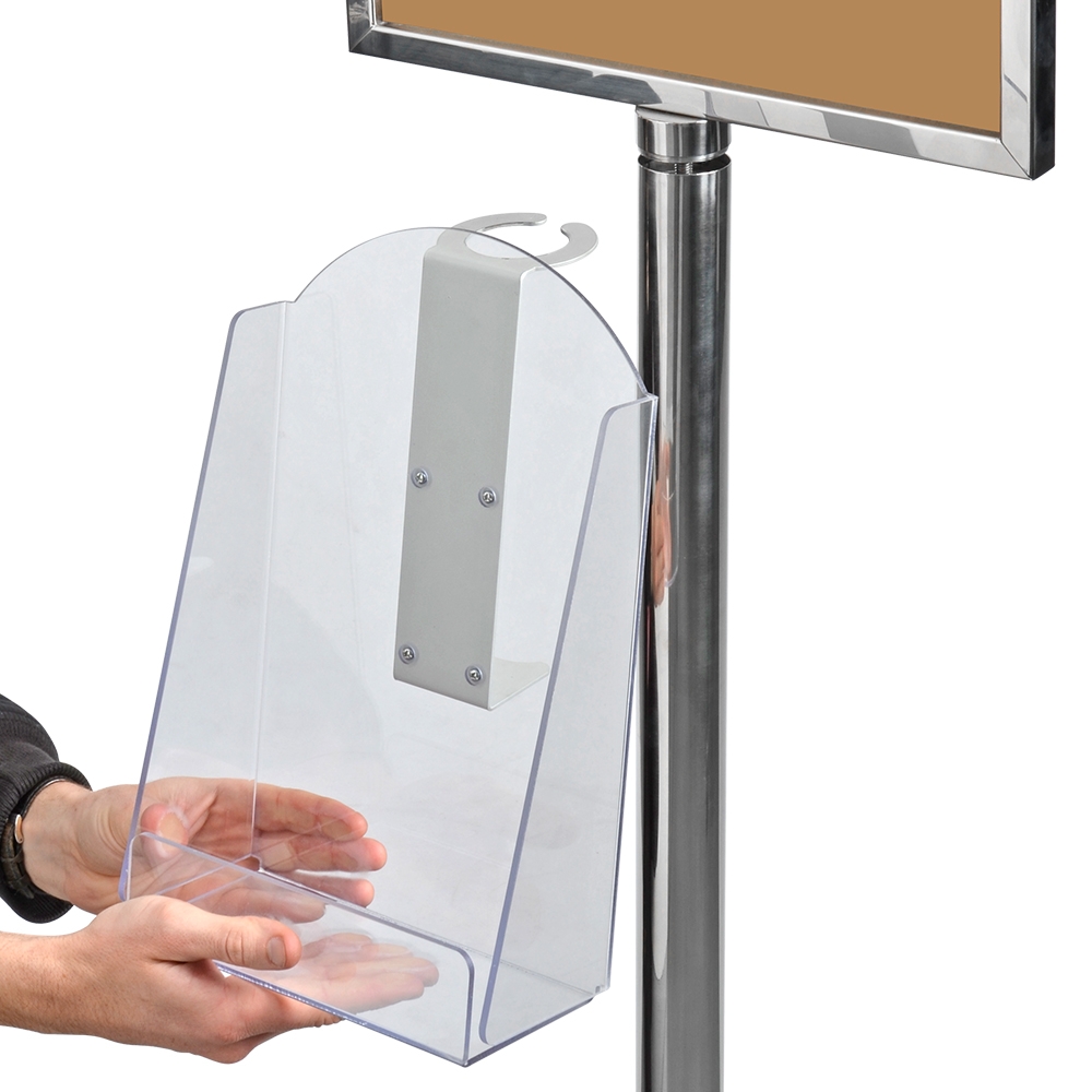 A2 Metal Sign Stands -Dual-Sided w/A4 Lit. Pocket