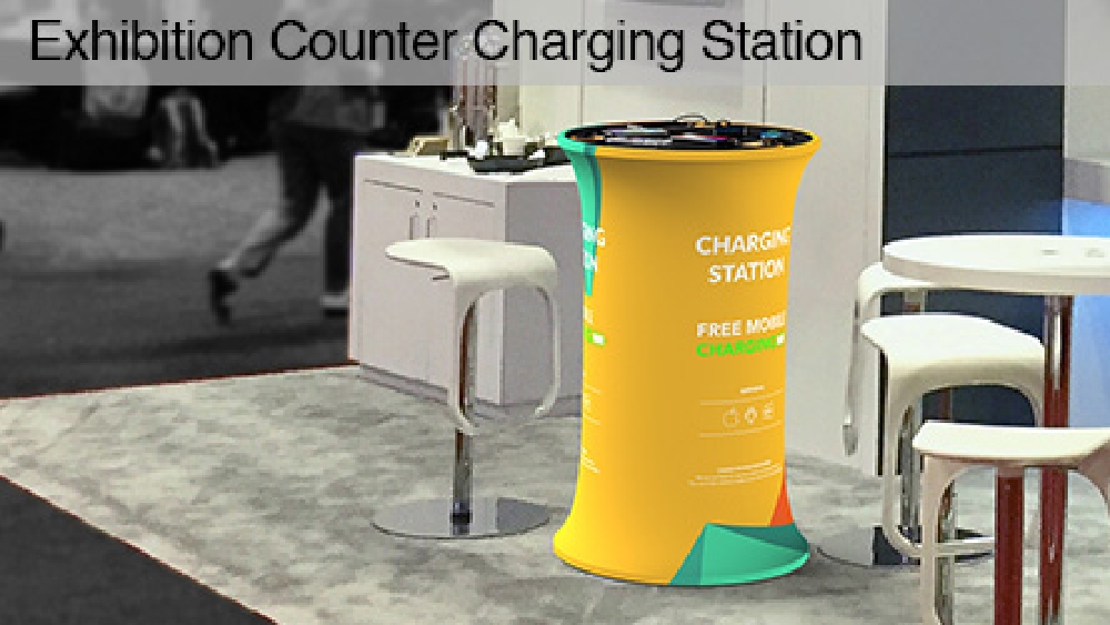 Branded Charging Station – Custom Print – Portable Design!