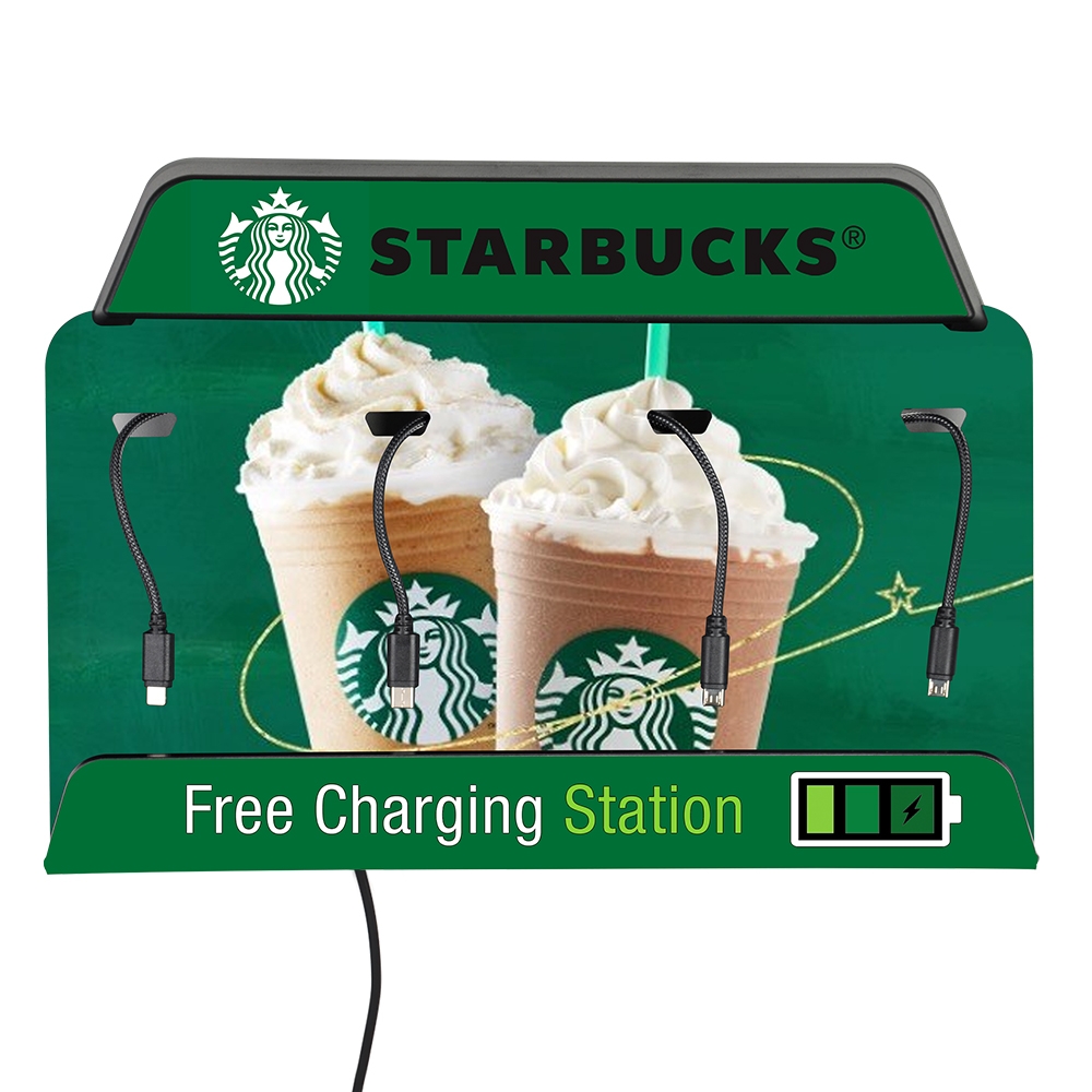 Universal Charging Station - 4 Cables & Custom Graphic