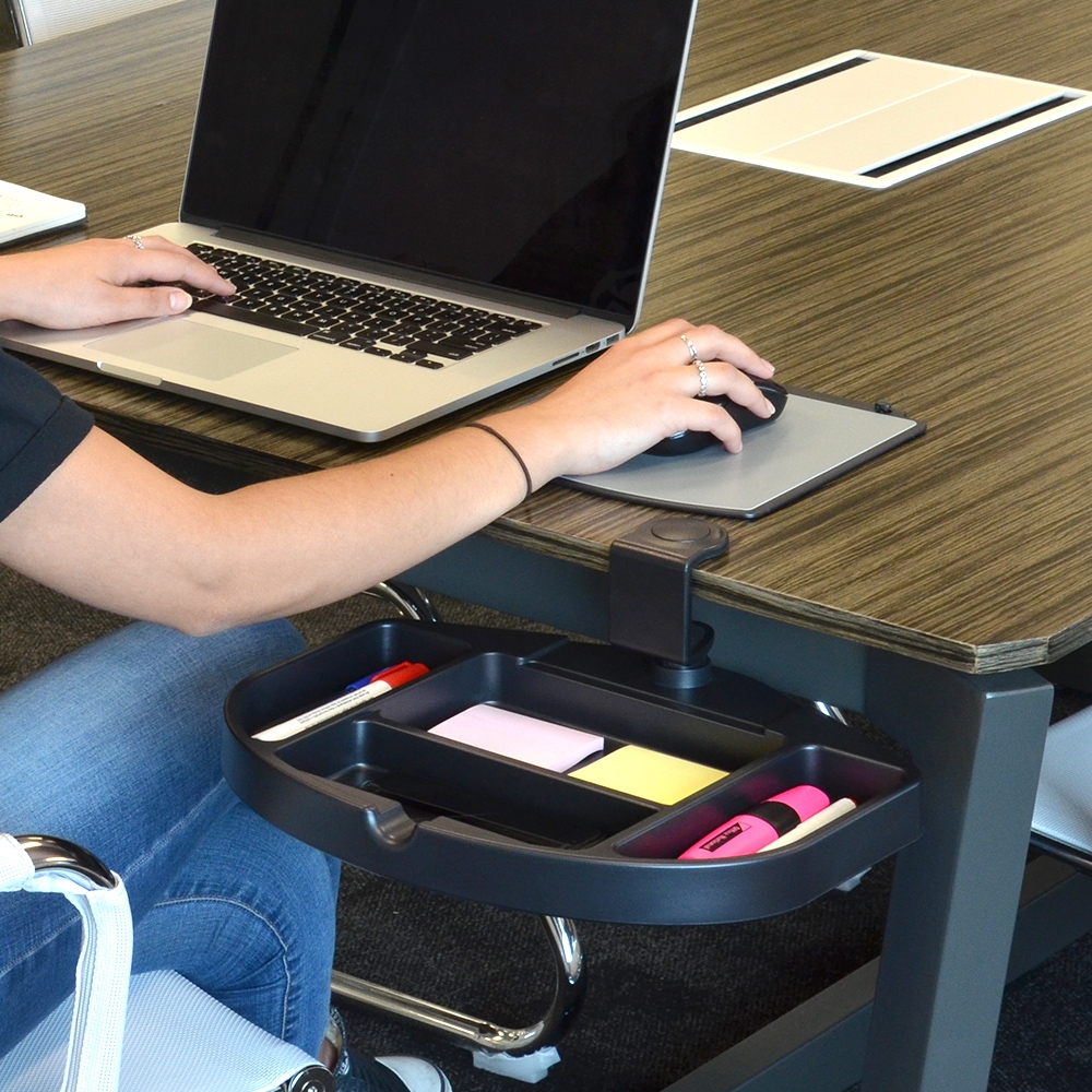 Under Desk Mouse Tray w/ Storage - Ships Same Day!