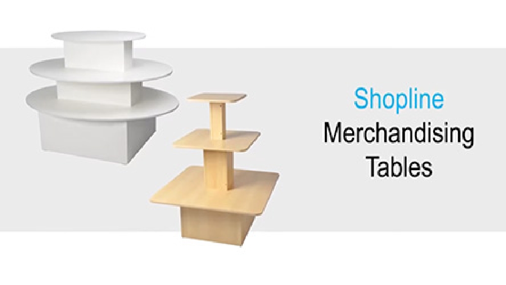 Merchandise Display Tables - 3 Tier - Ships Same Day