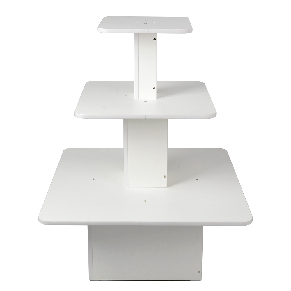 Store Display Tables - 3 Tier - White - Ships Same Day!
