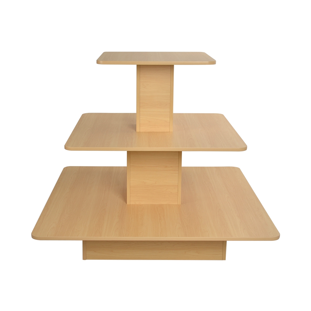 Tiered Retail Display Tables – Maple - Ships Same Day!