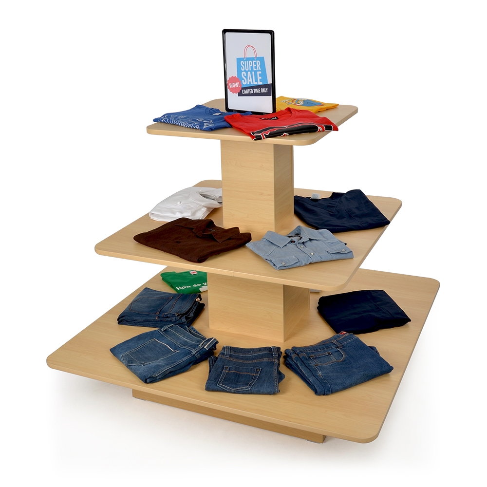 Display Tables for Retail Stores - Tiered - Ships Same Day!