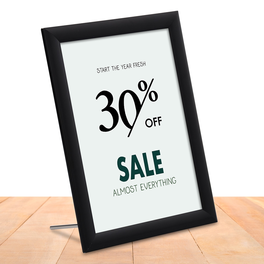 A4 Snap Together Picture Frame - Black - Ships Same Day!