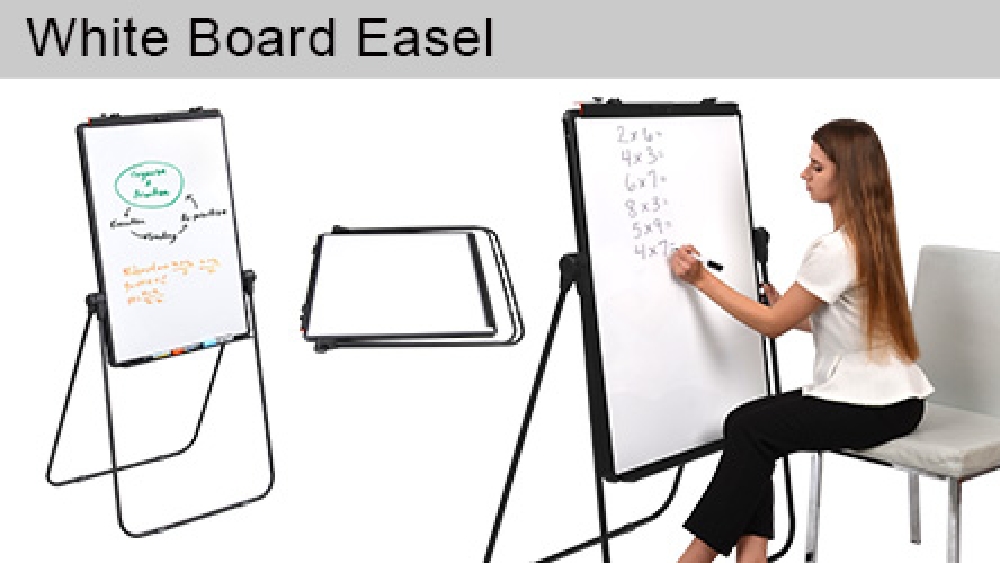 Foldable Whiteboard with Stand – 2-Sided – Ships Today!