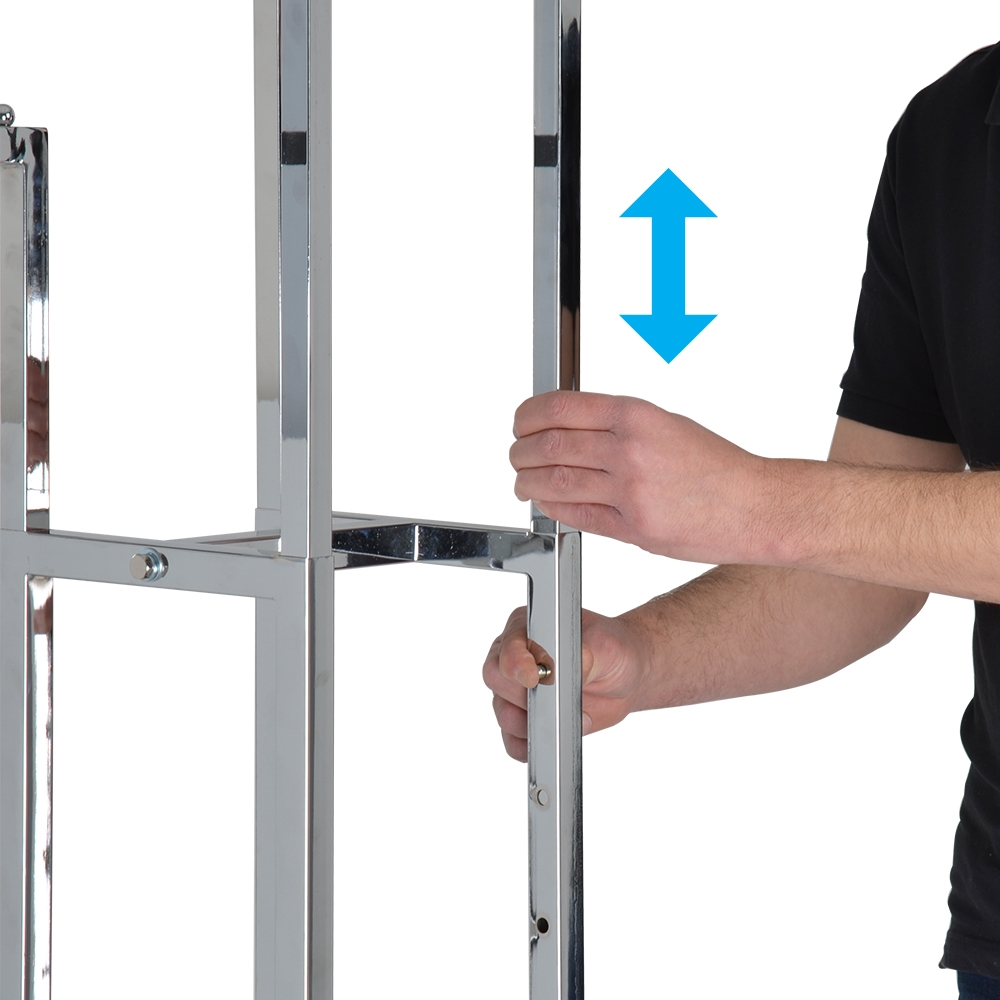 4 Way Display Rack - 4 Adj. Height Arms - Ships Same Day!