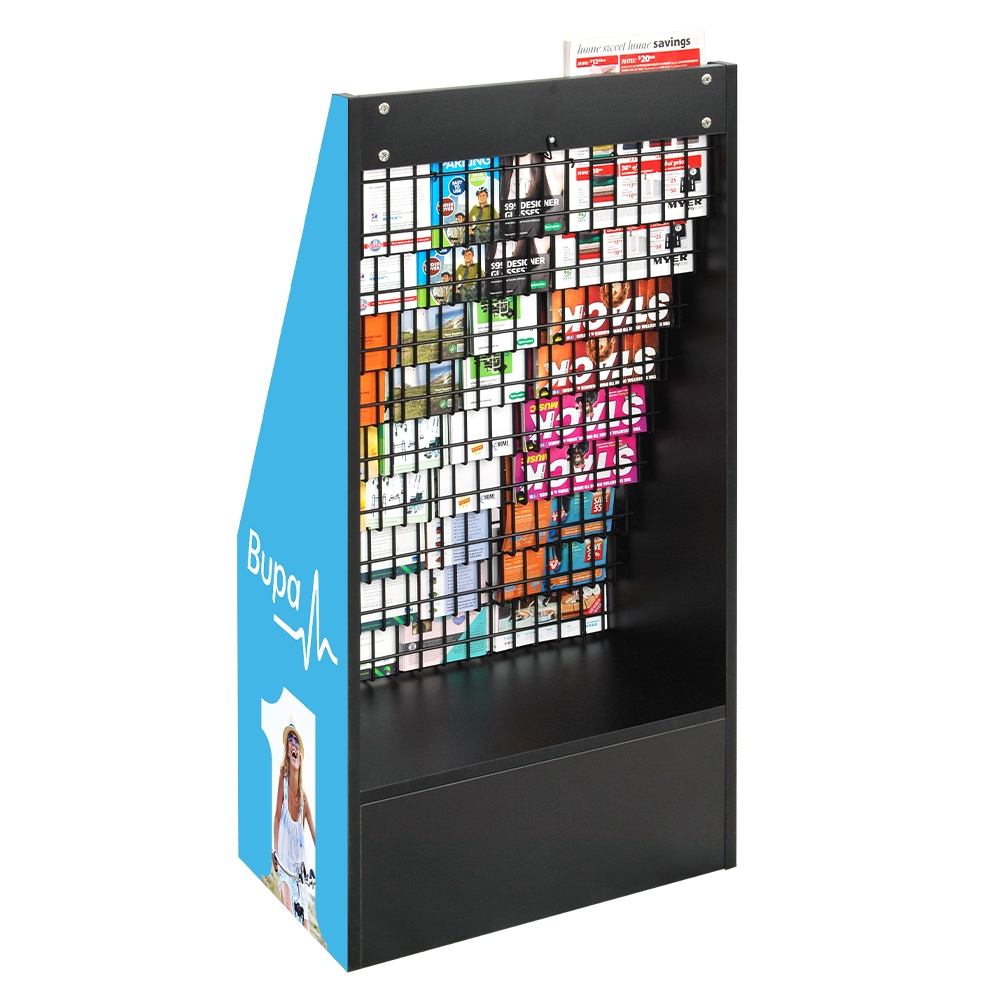 Branded Brochure Holders - 9 Tiers w/ Custom Printed Panels!