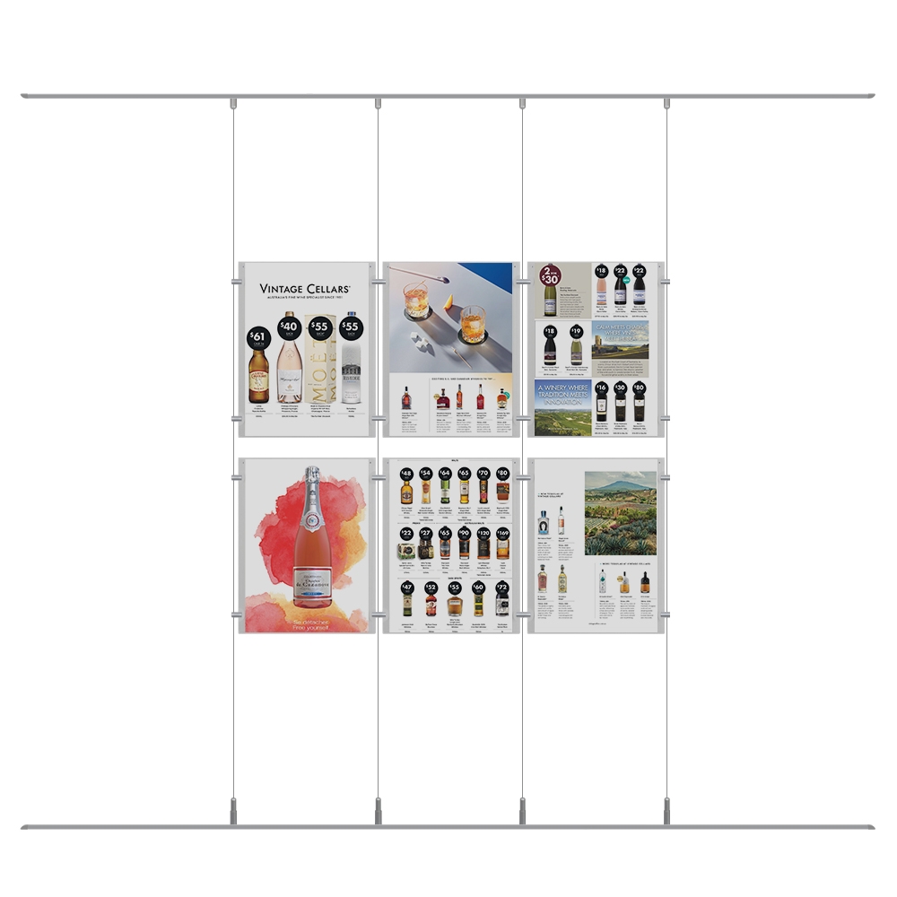 Estate Agent Window Display – (6) A3 Acrylic Frames