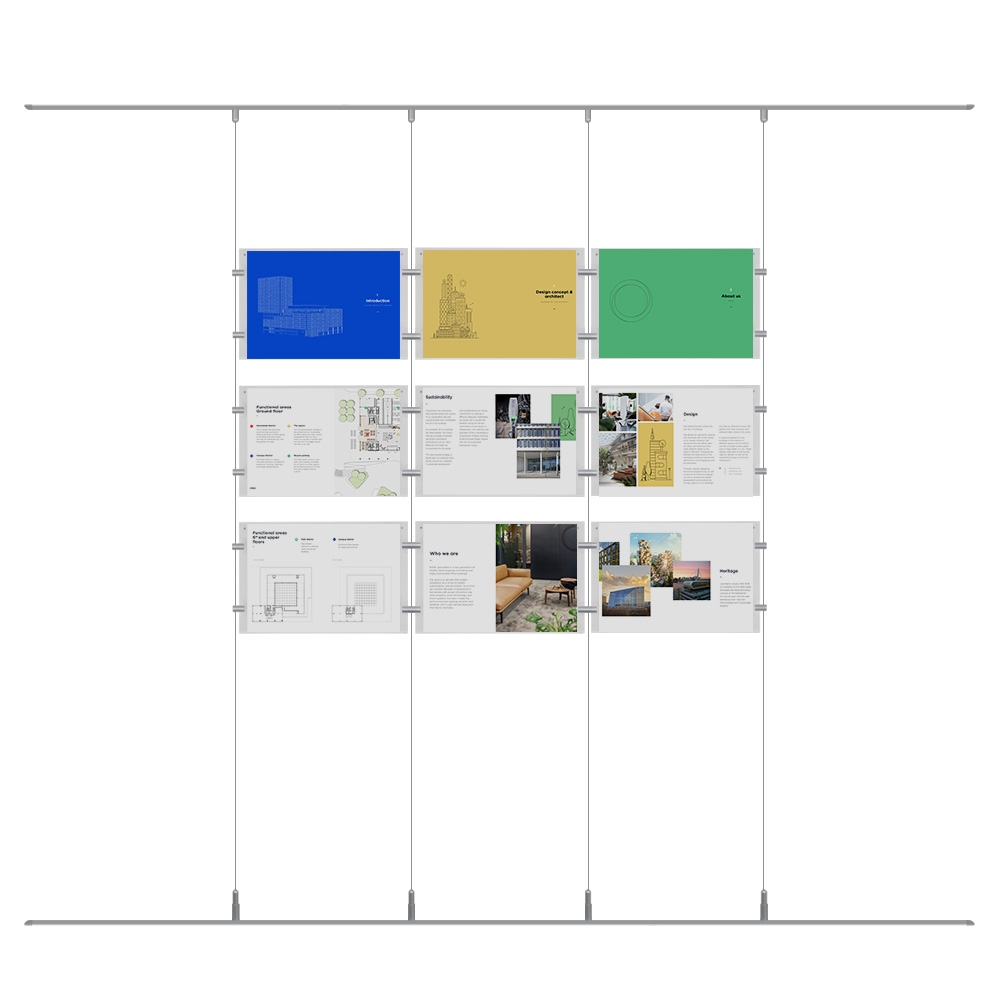 Estate Agent Window Display – (9) A4 Frames – Ships Today